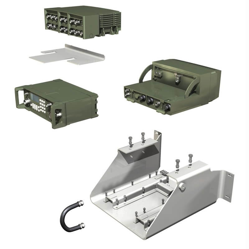 VHF Military Radio Station - 3D Model by panaristi