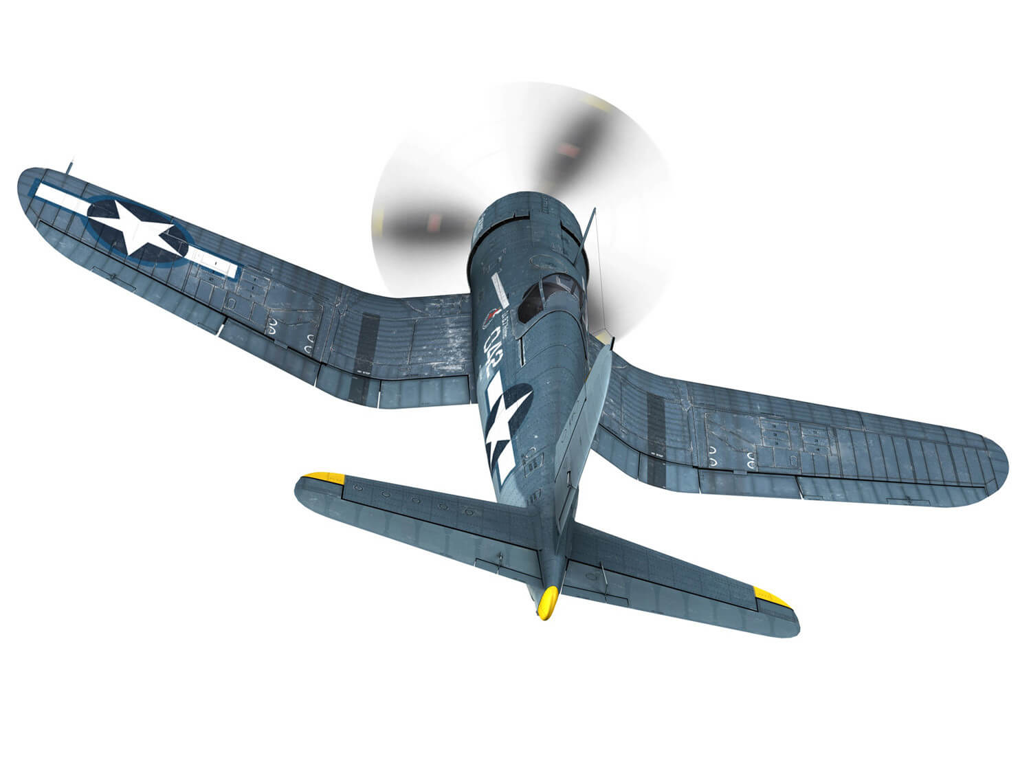 Vought F4U-1A Corsair - 042 3D Model by panaristi