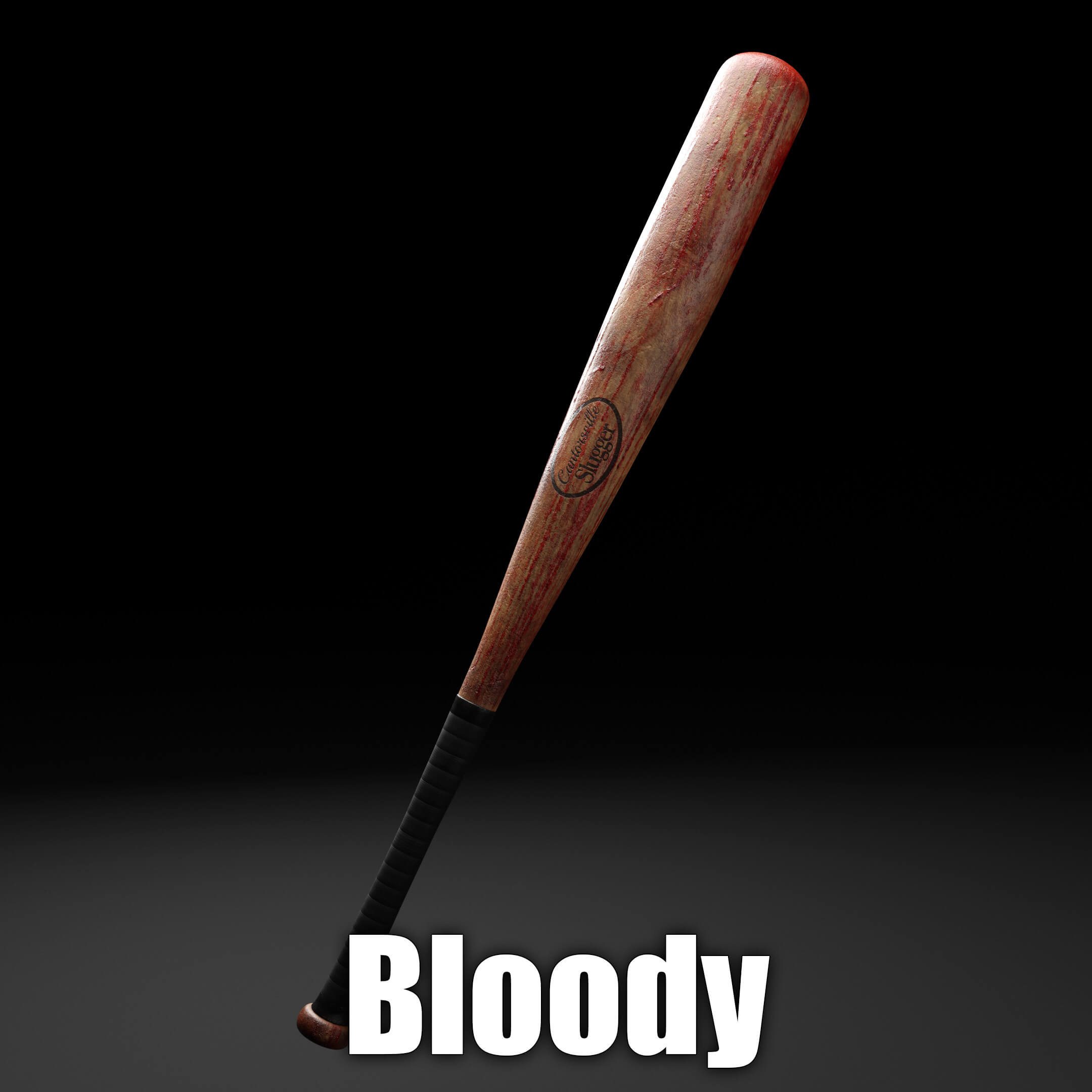 Baseball Bat Weapon - 3D Model by Paperwyvern