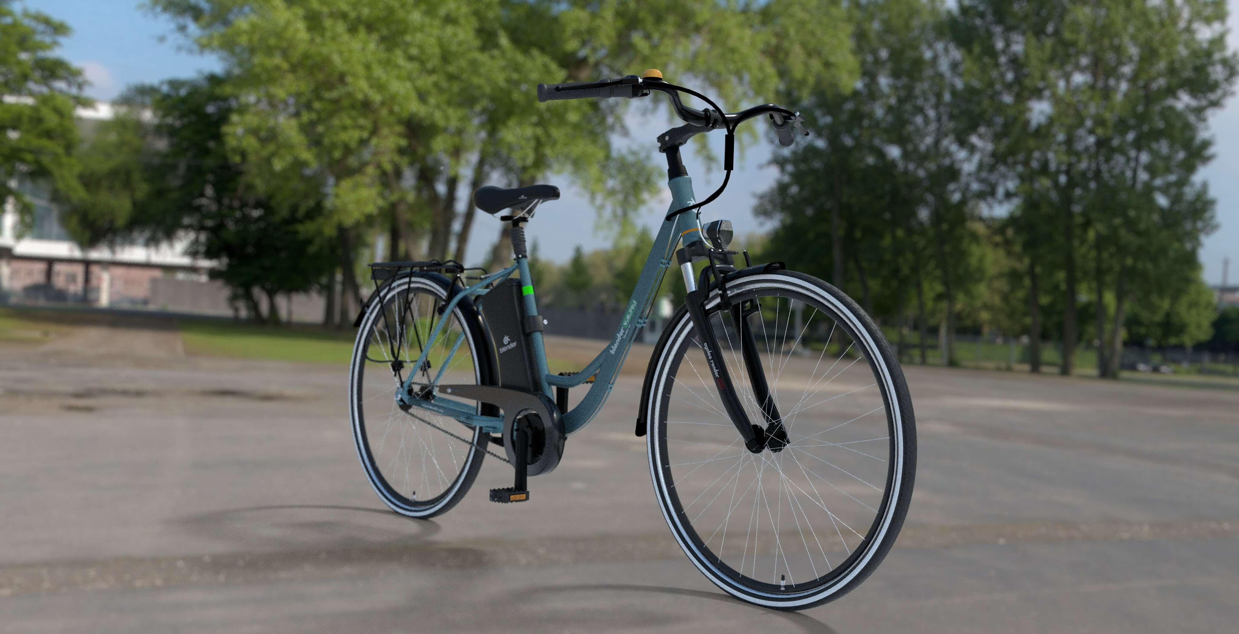 bicycle 3D Render, Digital Art by pascalalt