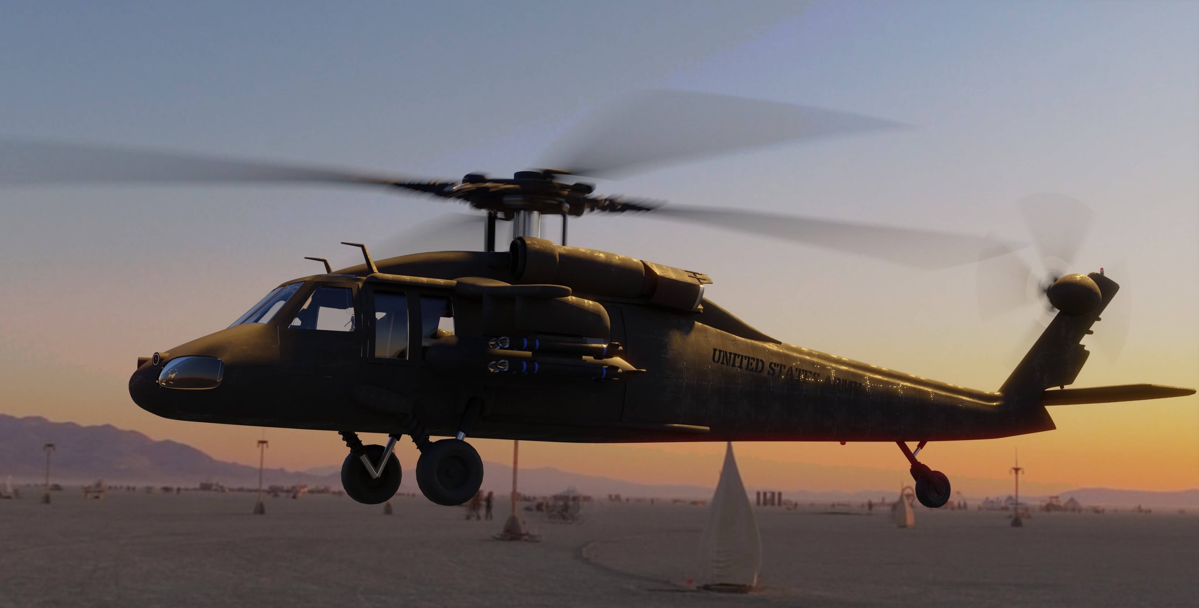 heli 3D Render, Digital Art by pascalalt