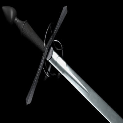 Saxon Battlesword 1580s Low Poly - Free 3D Model by passkronlesuc1982