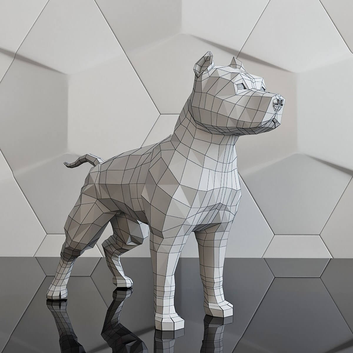 Figure Pitbull - 3D Model by pat460