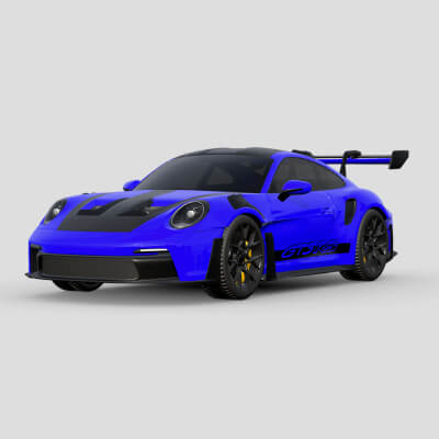 Porsche 911 GT3 RS 992 Weissach - 3D Model by PatricCars