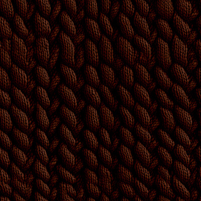 Knitting Brown Seamless Pattern - Stock Image by PatternClipArtsJSK