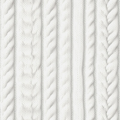 White Knit Seamless Pattern - Stock Image by PatternClipArtsJSK
