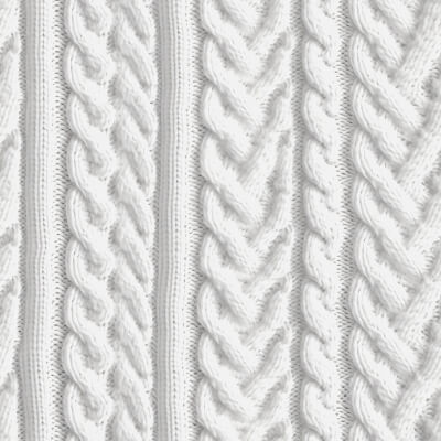 White Knit Seamless Pattern - Stock Image by PatternClipArtsJSK