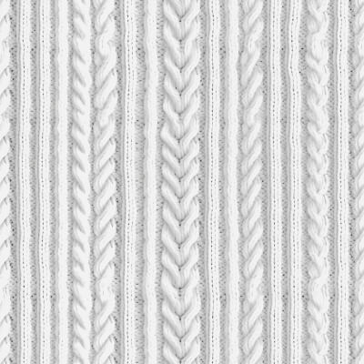 White Knit Seamless Pattern - Stock Image by PatternClipArtsJSK