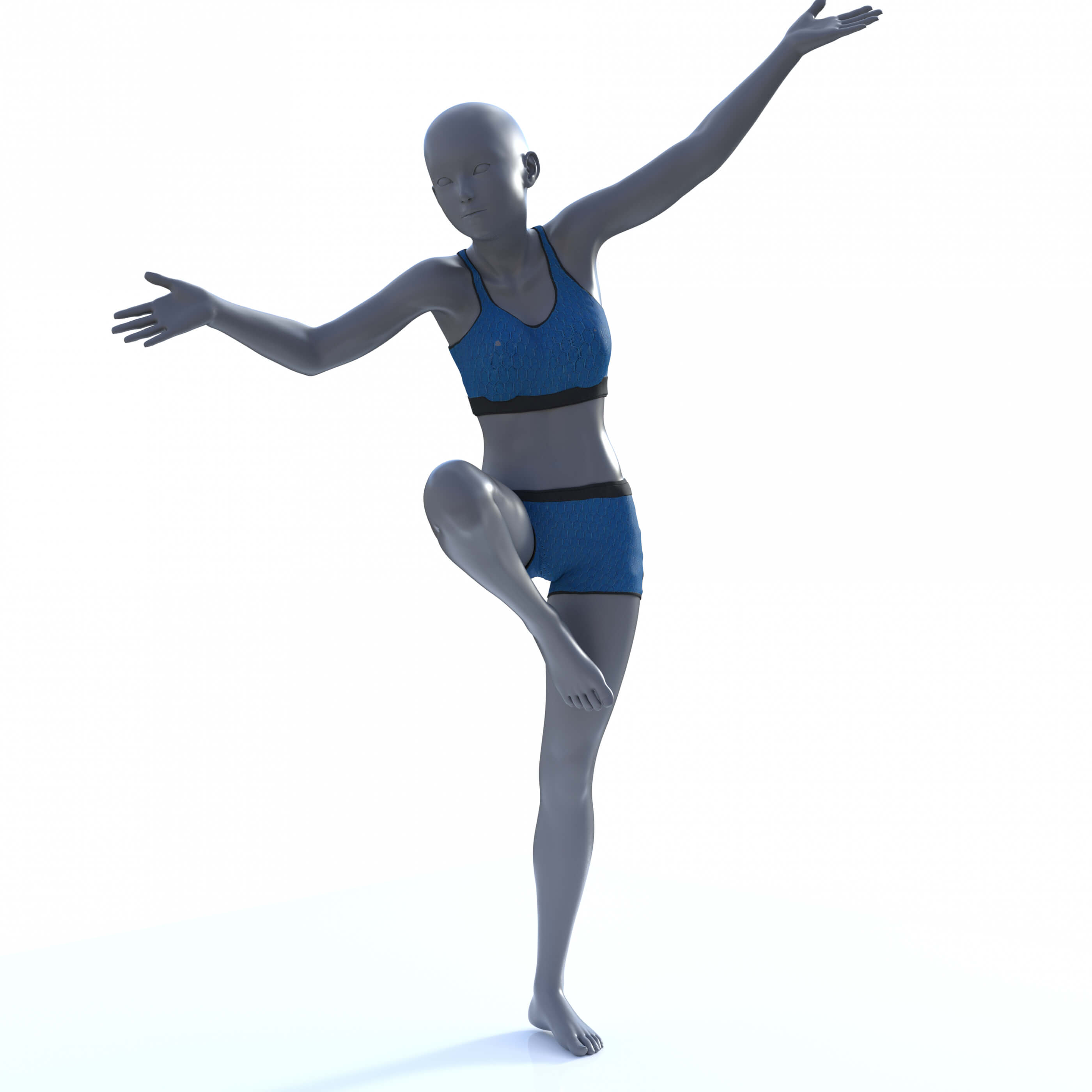 Baguazhang, Yoga and Bowing Poses for Genesis 8.1 Female - Daz Content ...
