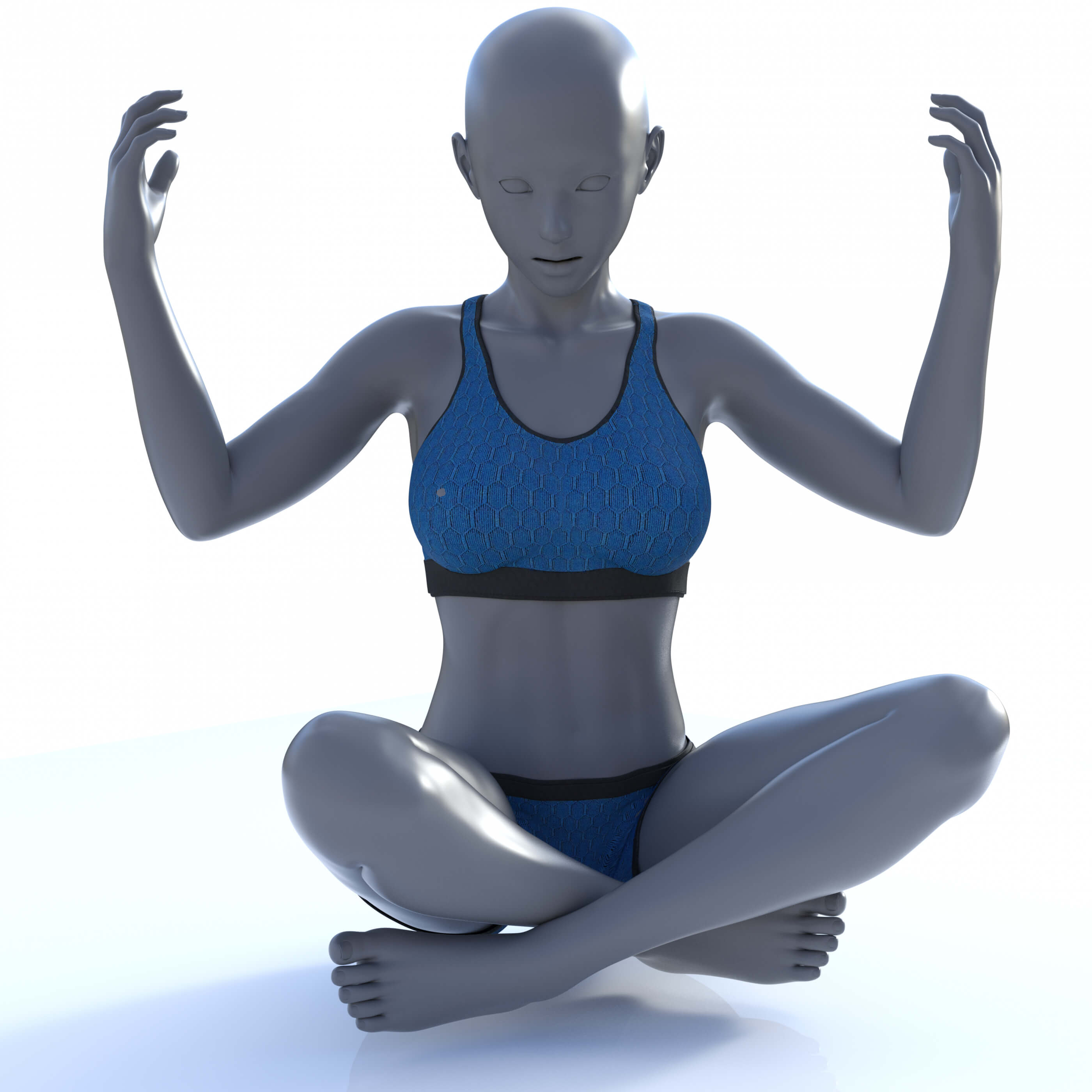 Baguazhang, Yoga and Bowing Pose for Genesisfemale 8.1 - Daz Content by paulawbs