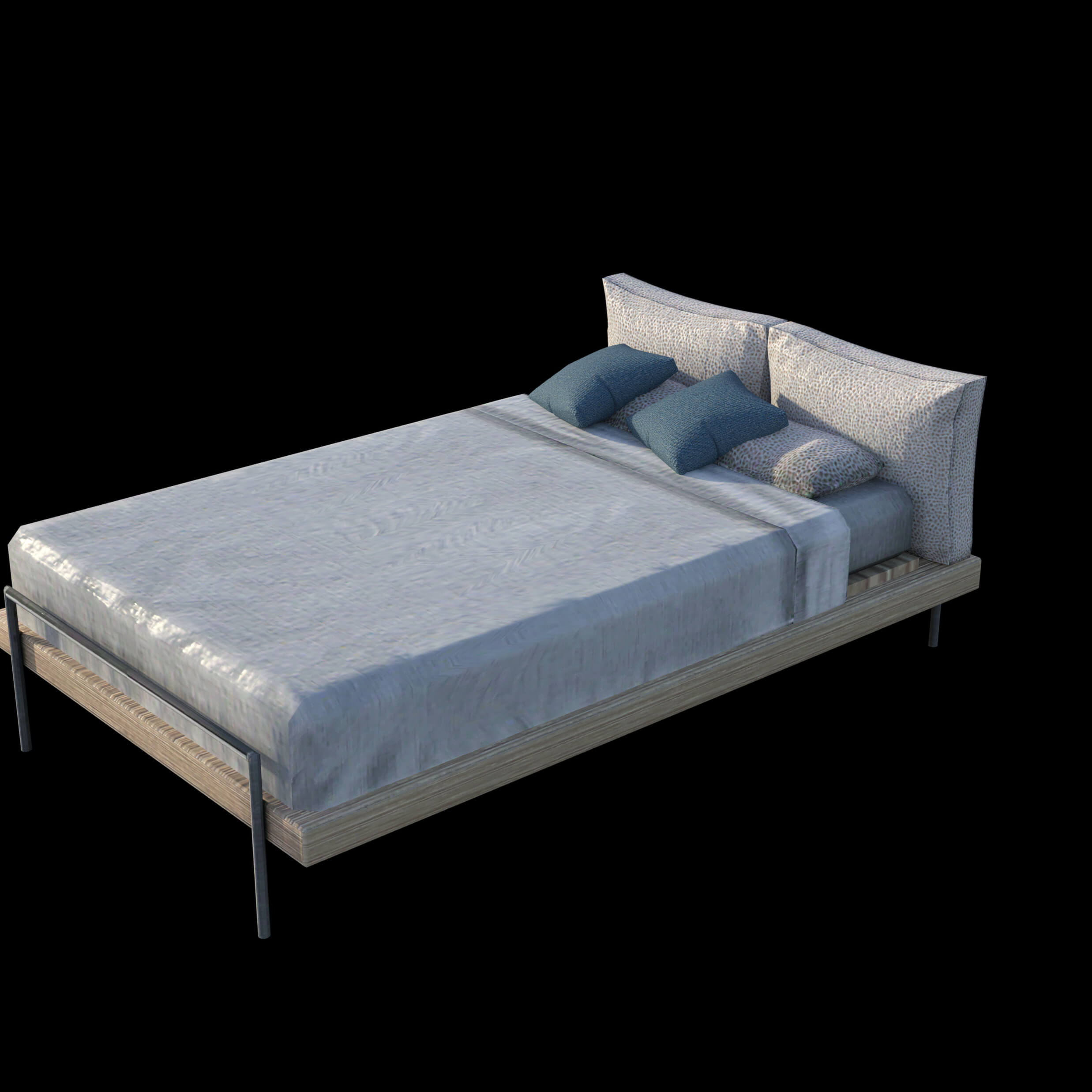 Simple Bed - Daz Content by paulawbs