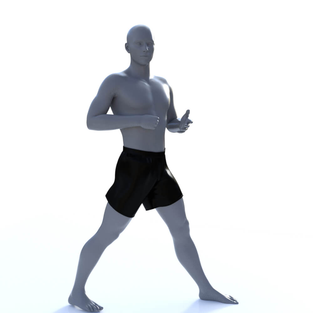 Karate (15) Pose for Genesis 8.1 Male - Daz Content by paulawbs