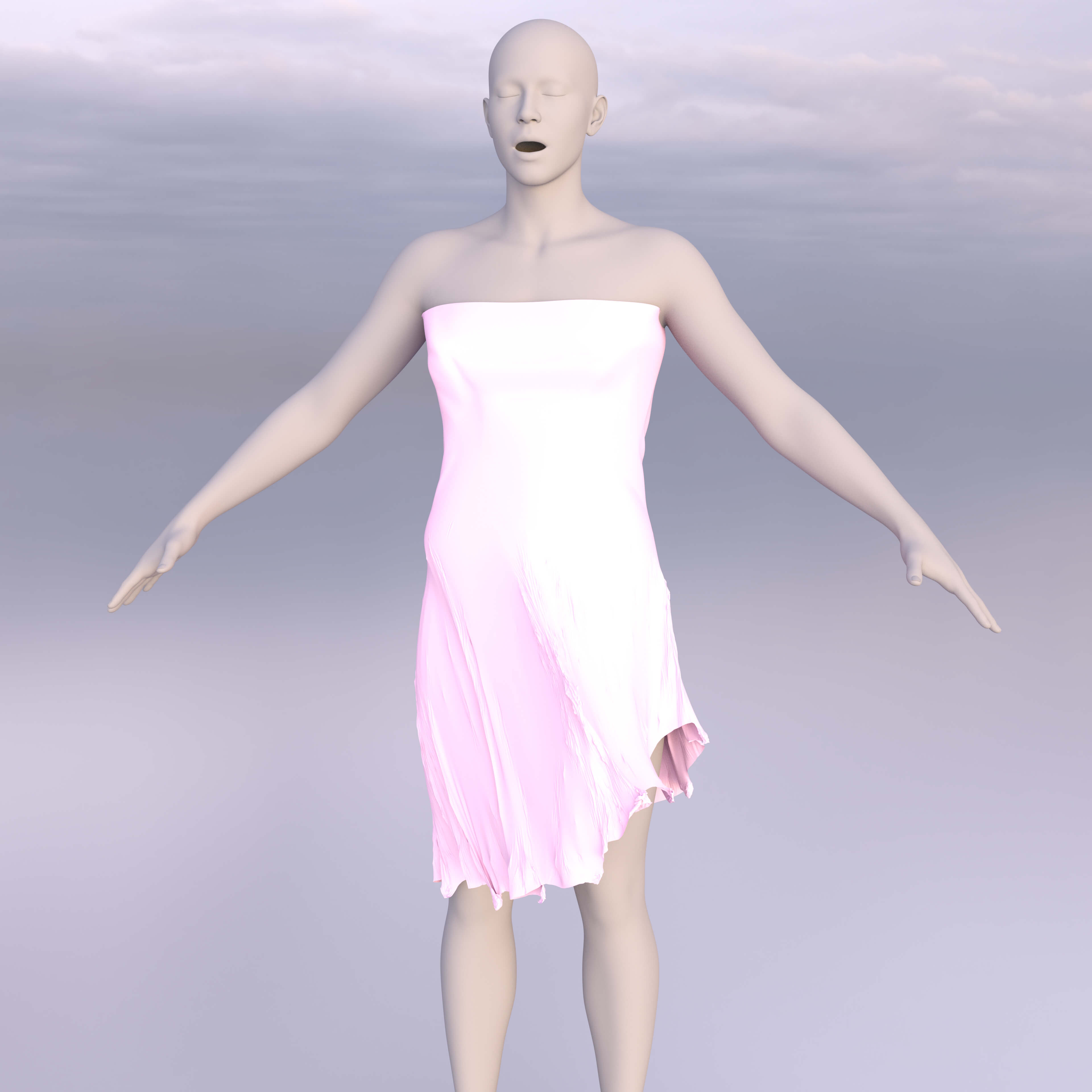 "Paula" Dress for Genesis 9 - Free Daz Content by paulawbs