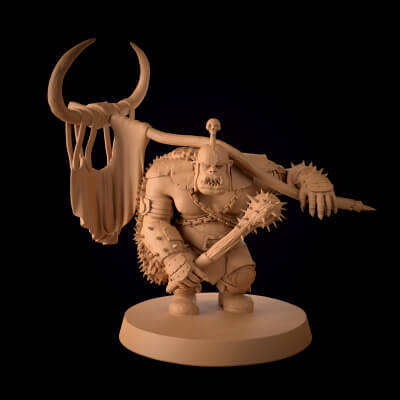 Battle Ork Boy - 3D Model by PaulGabriel