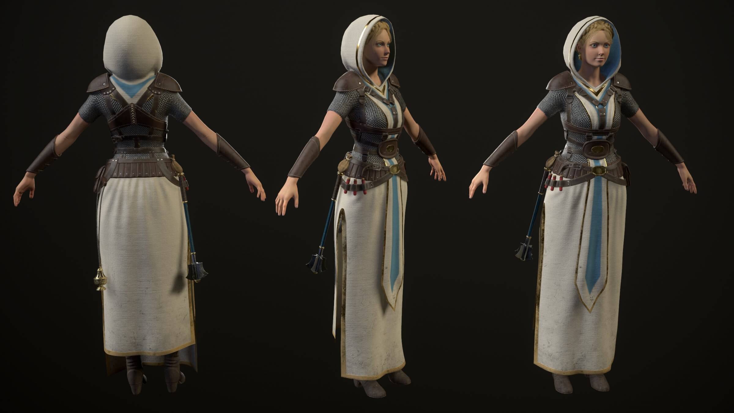 DnD Cleric - 3D Model by PavlinM