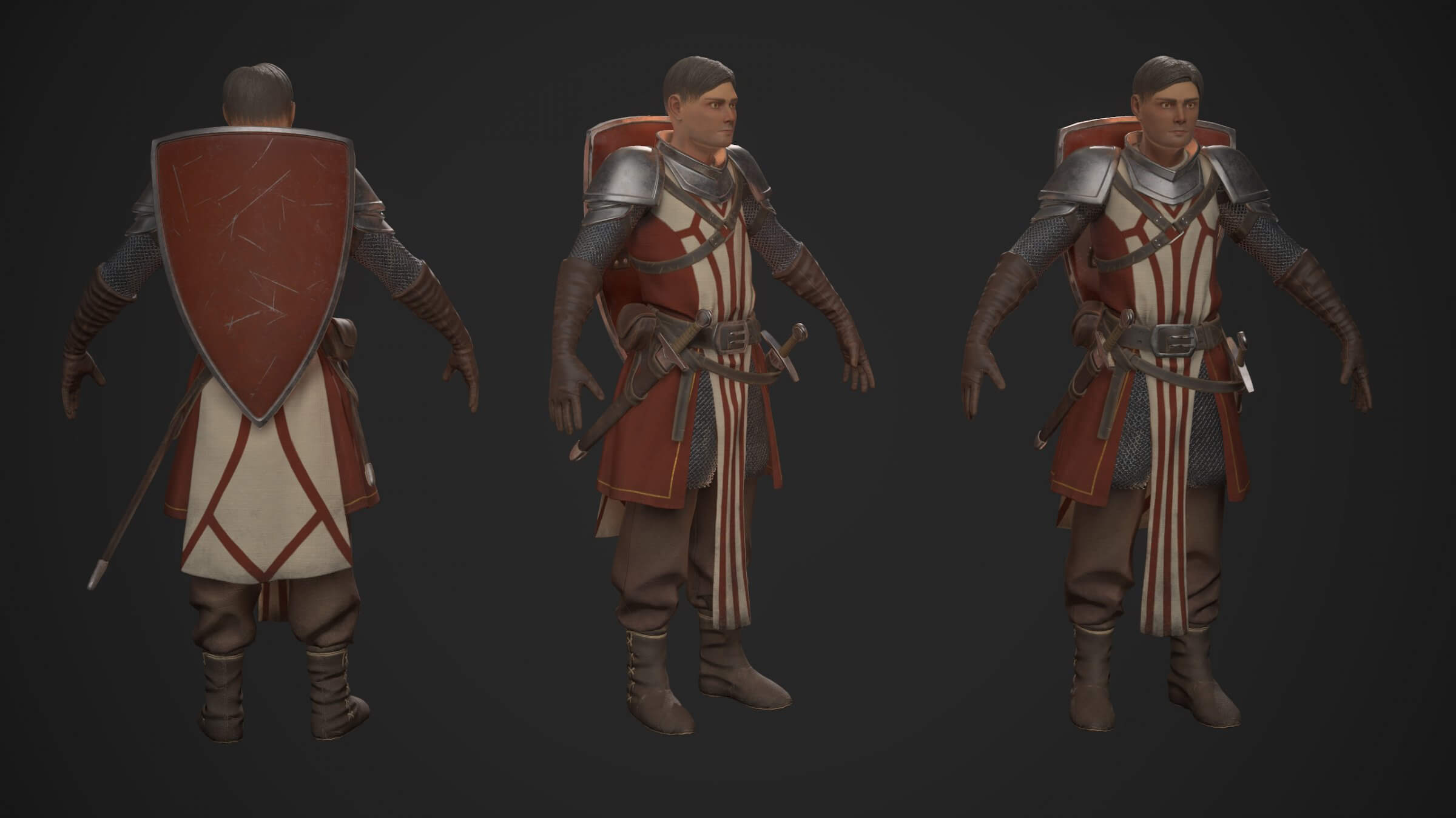 DnD Warrior - 3D Model by PavlinM