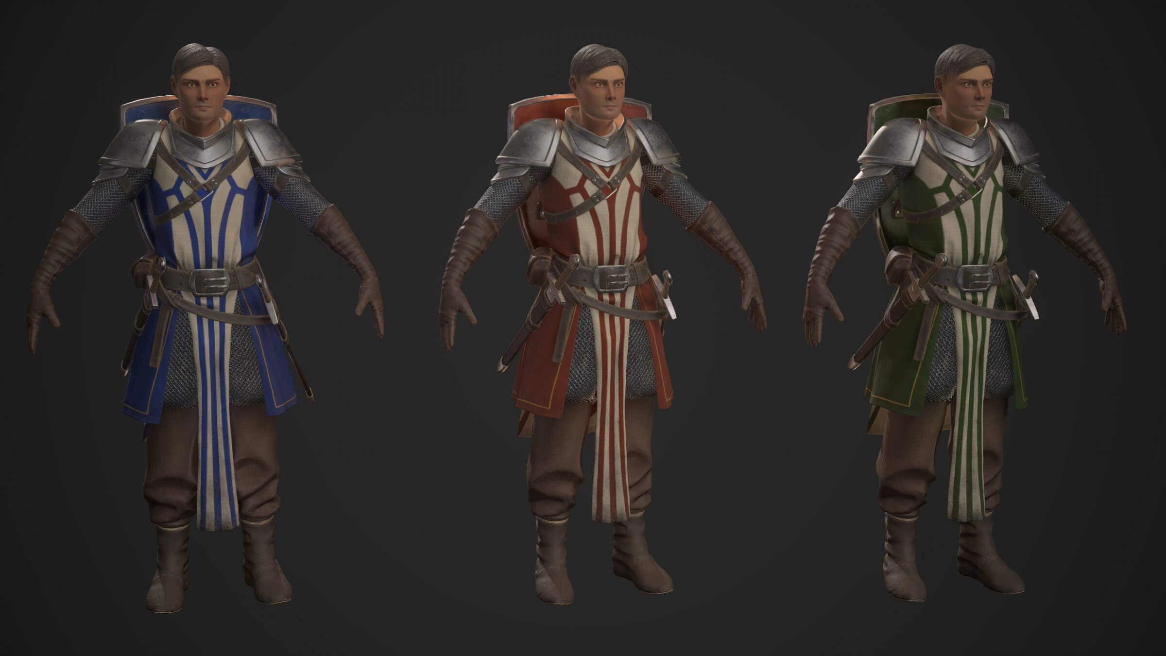 DnD Warrior - 3D Model by PavlinM