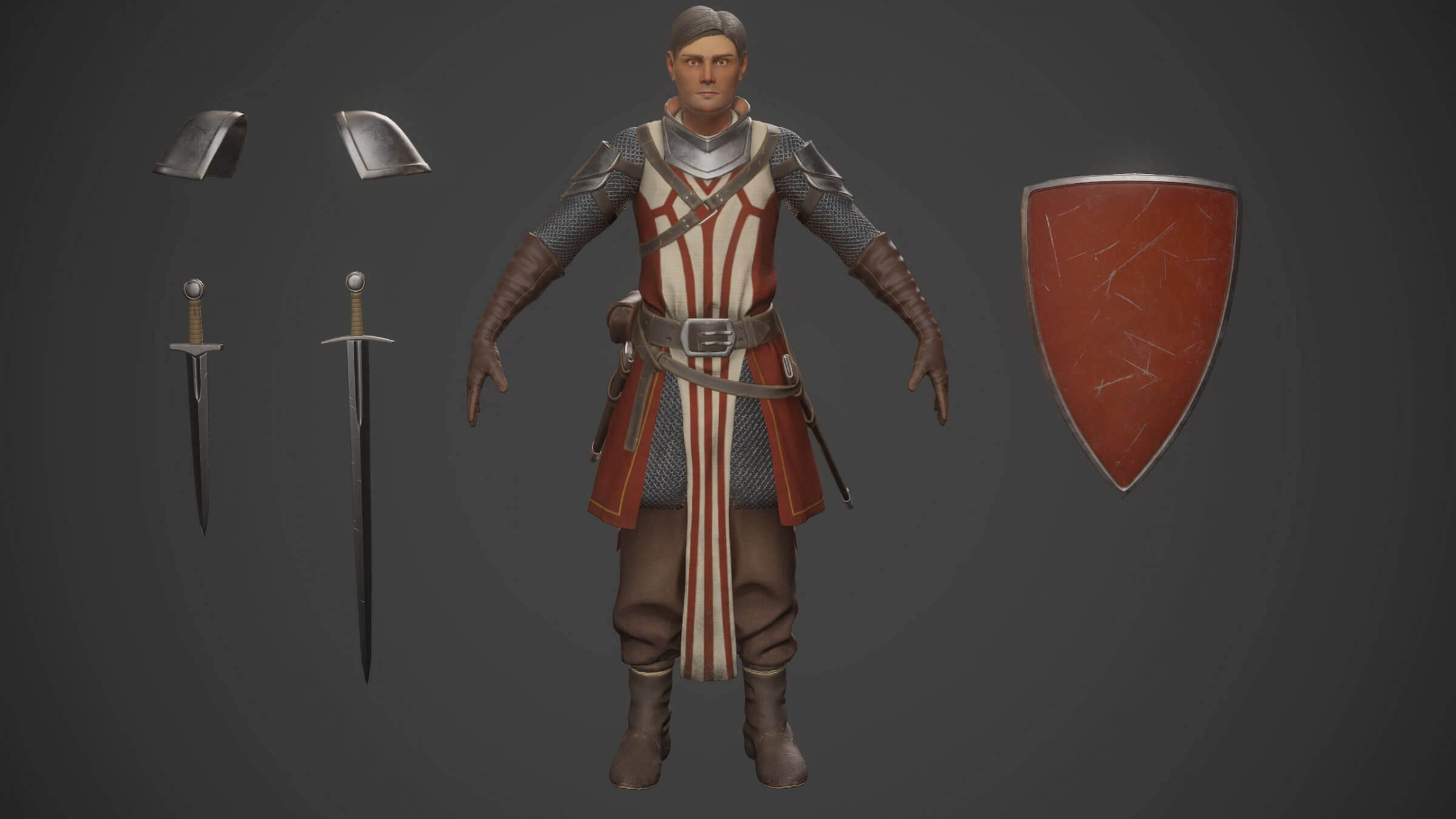 DnD Warrior - 3D Model by PavlinM