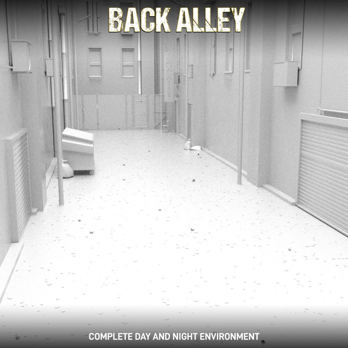 Back Alley Environment - Daz Content by Pawngame