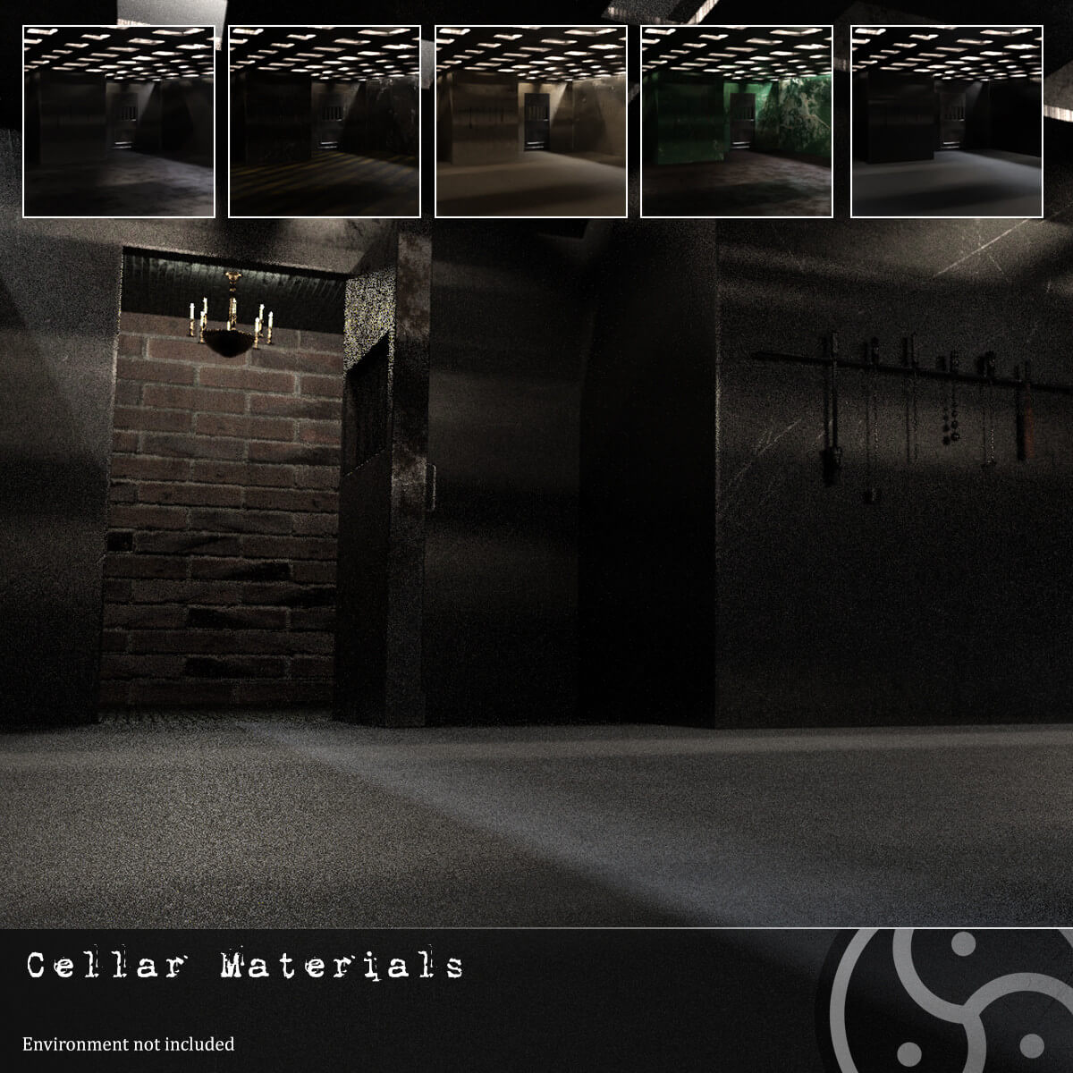 Bondage Lair Free Materials - Free Daz Content by Pawngame