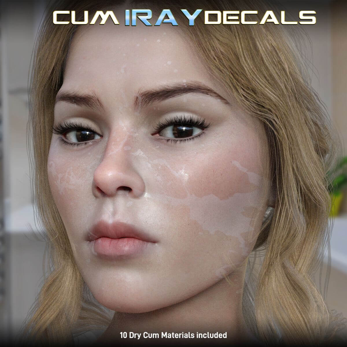 Cum Iray Decals for G8/G9 - Daz Content by Pawngame