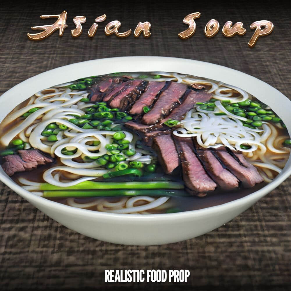 Free Asian Soup - Free Daz Content by Pawngame