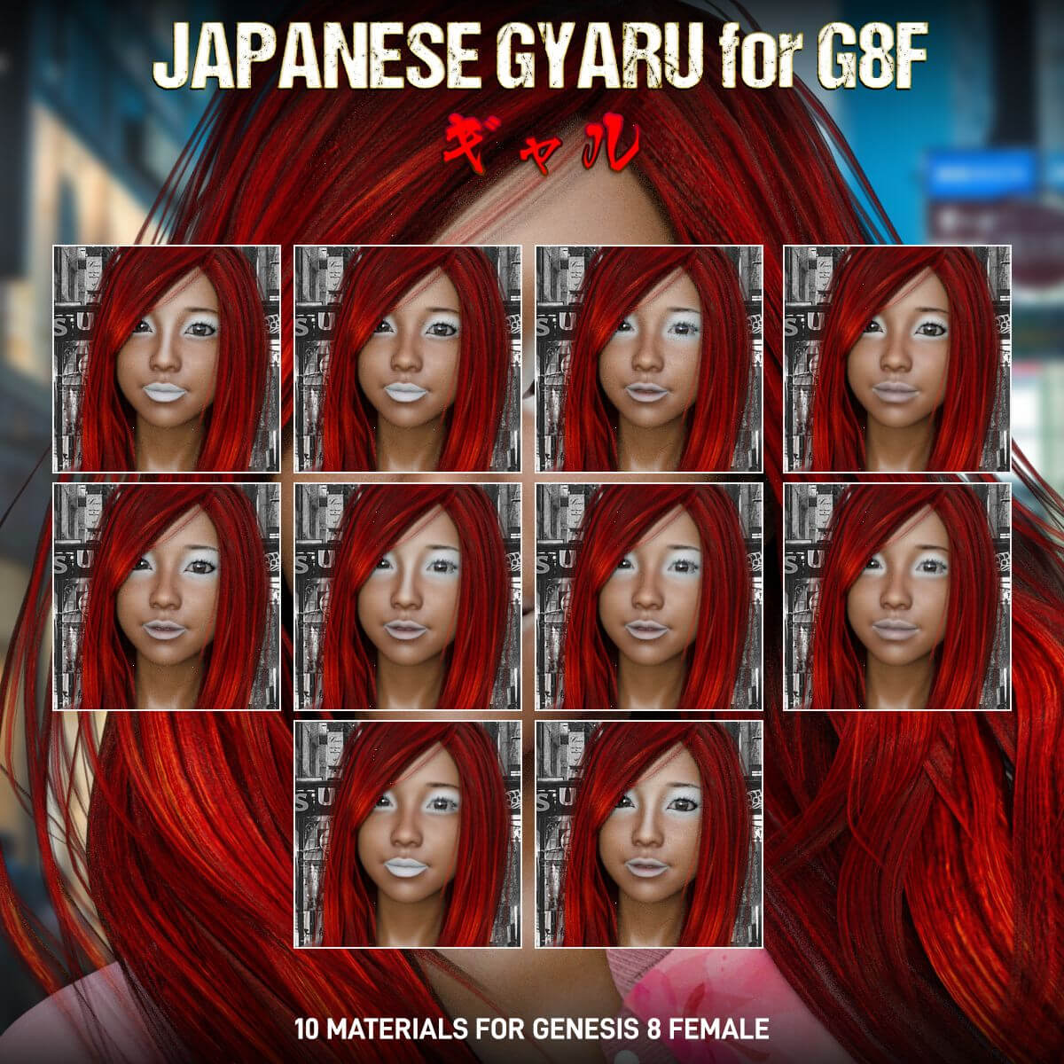 Gyaru for Genesis 8 Female - Daz Content by Pawngame