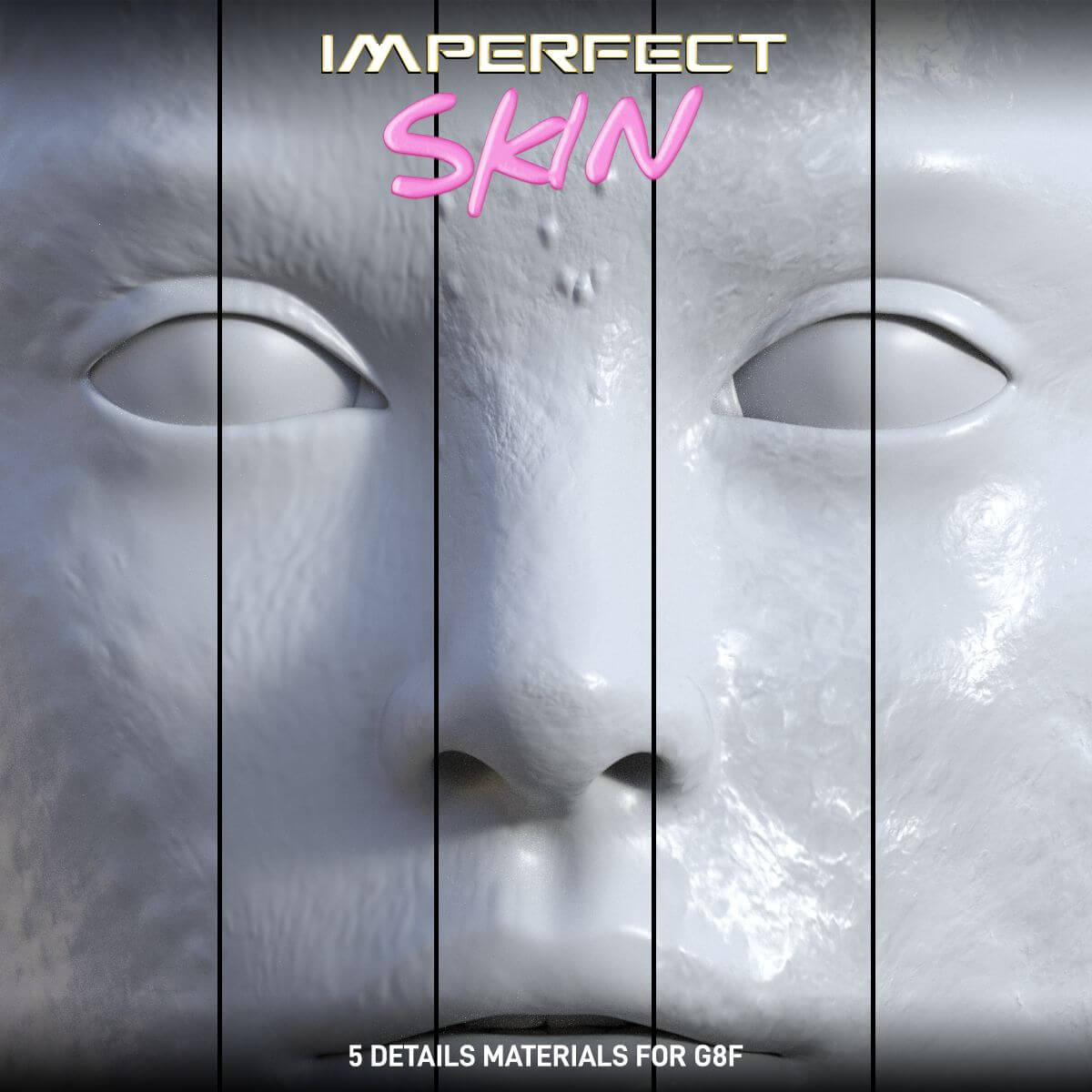 Imperfect Face Skin for Genesis 8 Female - Free Daz Content by Pawngame