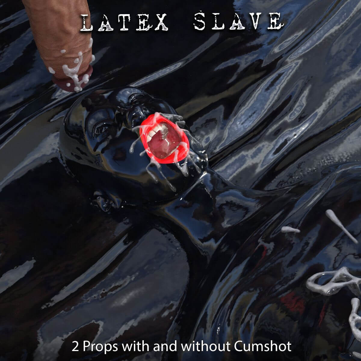 Latex Slave Props - Daz Content by Pawngame