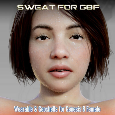 Sweat for Genesis 8 Female - Daz Content by Pawngame