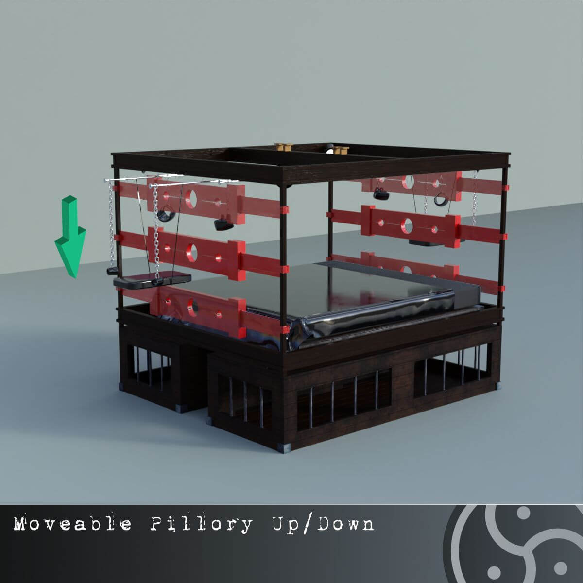 The Bondage Bed With Poses for Genesis 8 Female - Daz Content by Pawngame