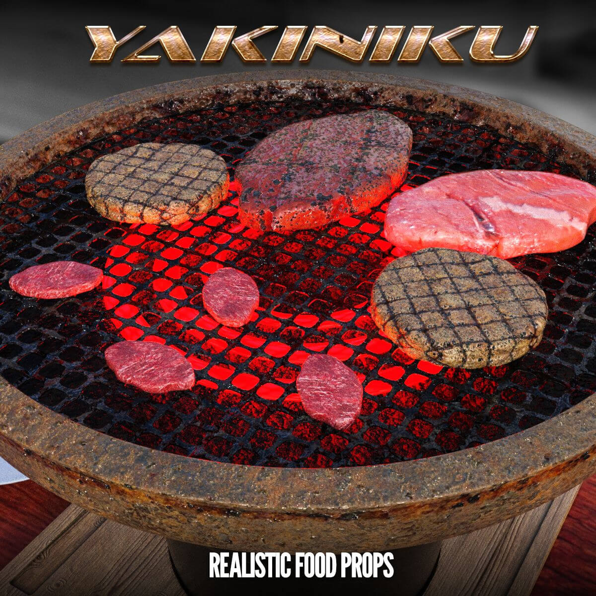 Yakiniku Set - Daz Content by Pawngame