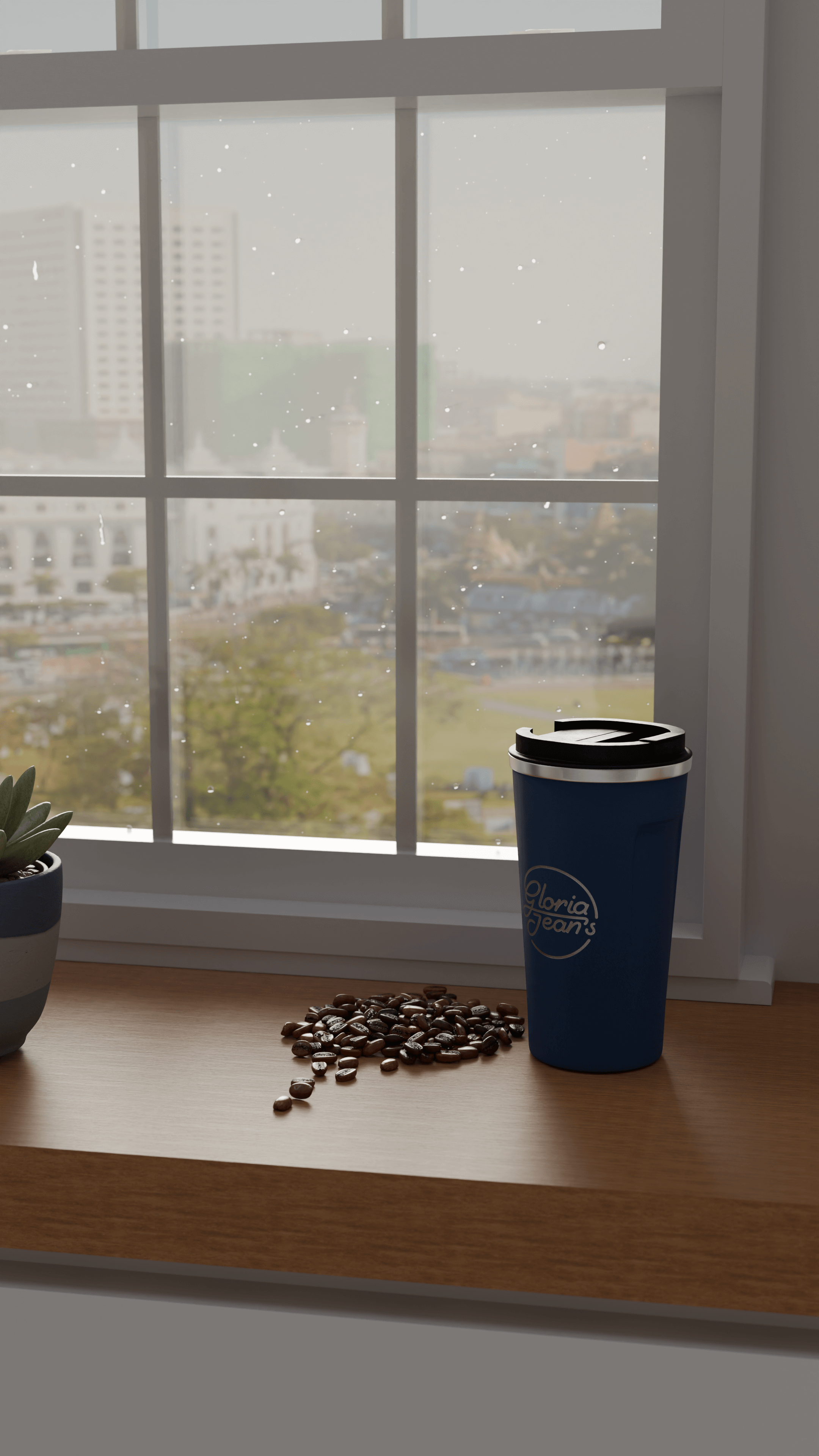 A CUP OF COFFEE 3D Render, Digital Art by pawoo