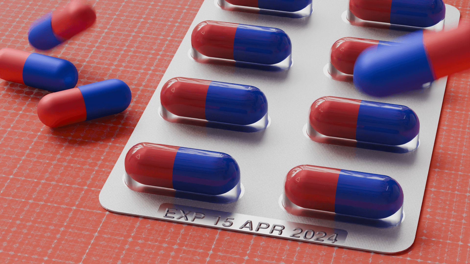 Capsules 3D Render, Digital Art by pawoo