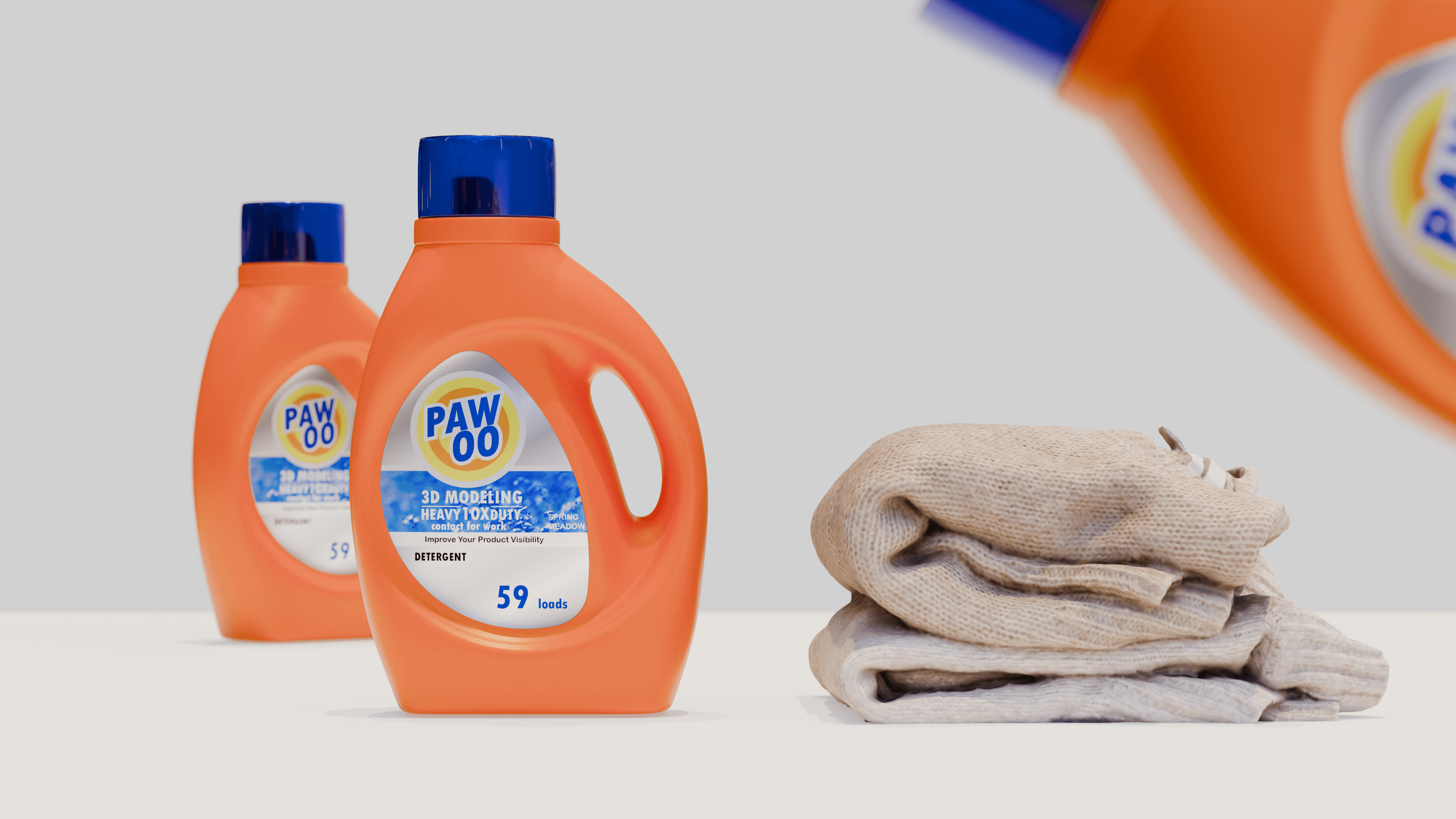 Cleaner 3D Render, Digital Art by pawoo