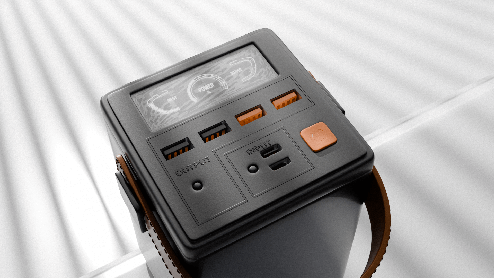 POWERBANK 3D Render, Digital Art by pawoo