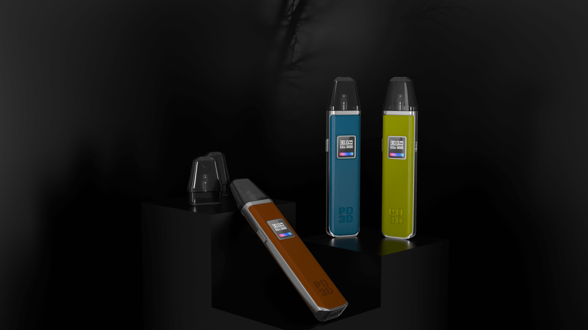 VAPE POD 3D Render, Digital Art by pawoo