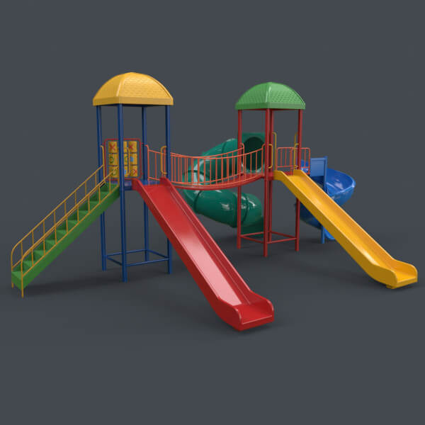 Playground Outdoor Jungle Gym 18 3D Render by PBR Cool