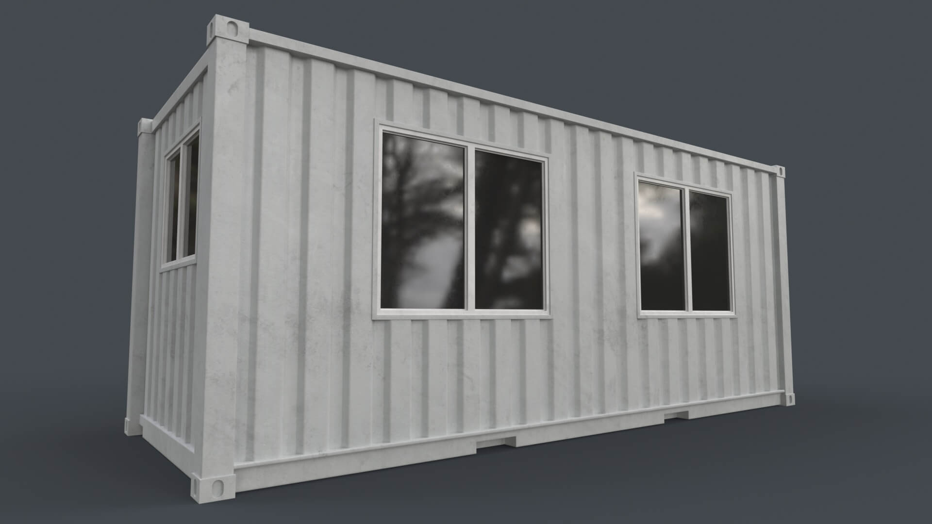 Outdoor Beach Lifeguard Container Office - 3D Model by PBR Cool