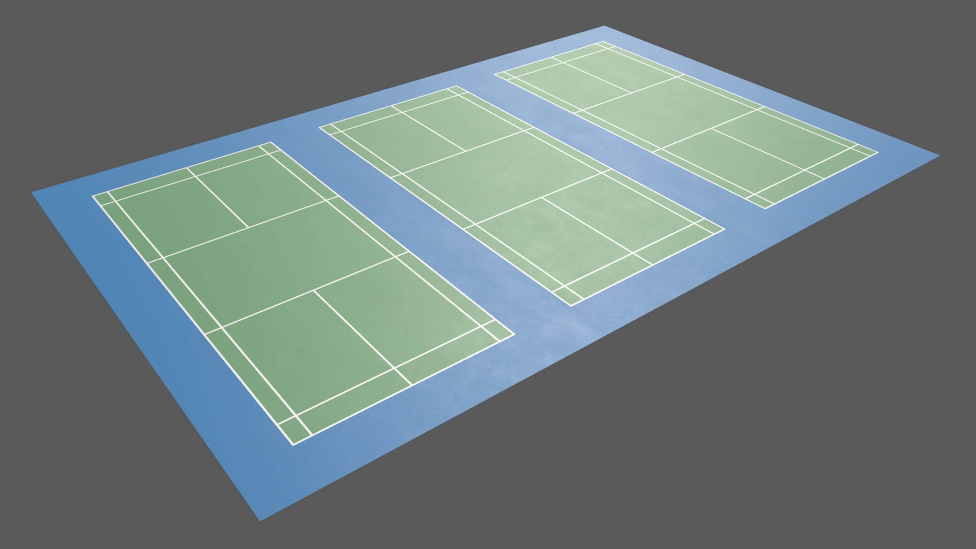 Outdoor Multi Modular Sports Game Court - 3D Model by PBR Cool