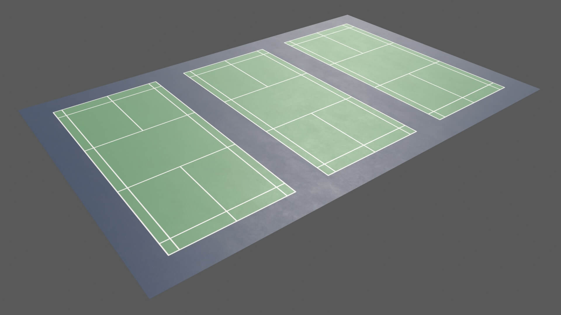 Outdoor Multi Modular Sports Game Court - 3D Model by PBR Cool