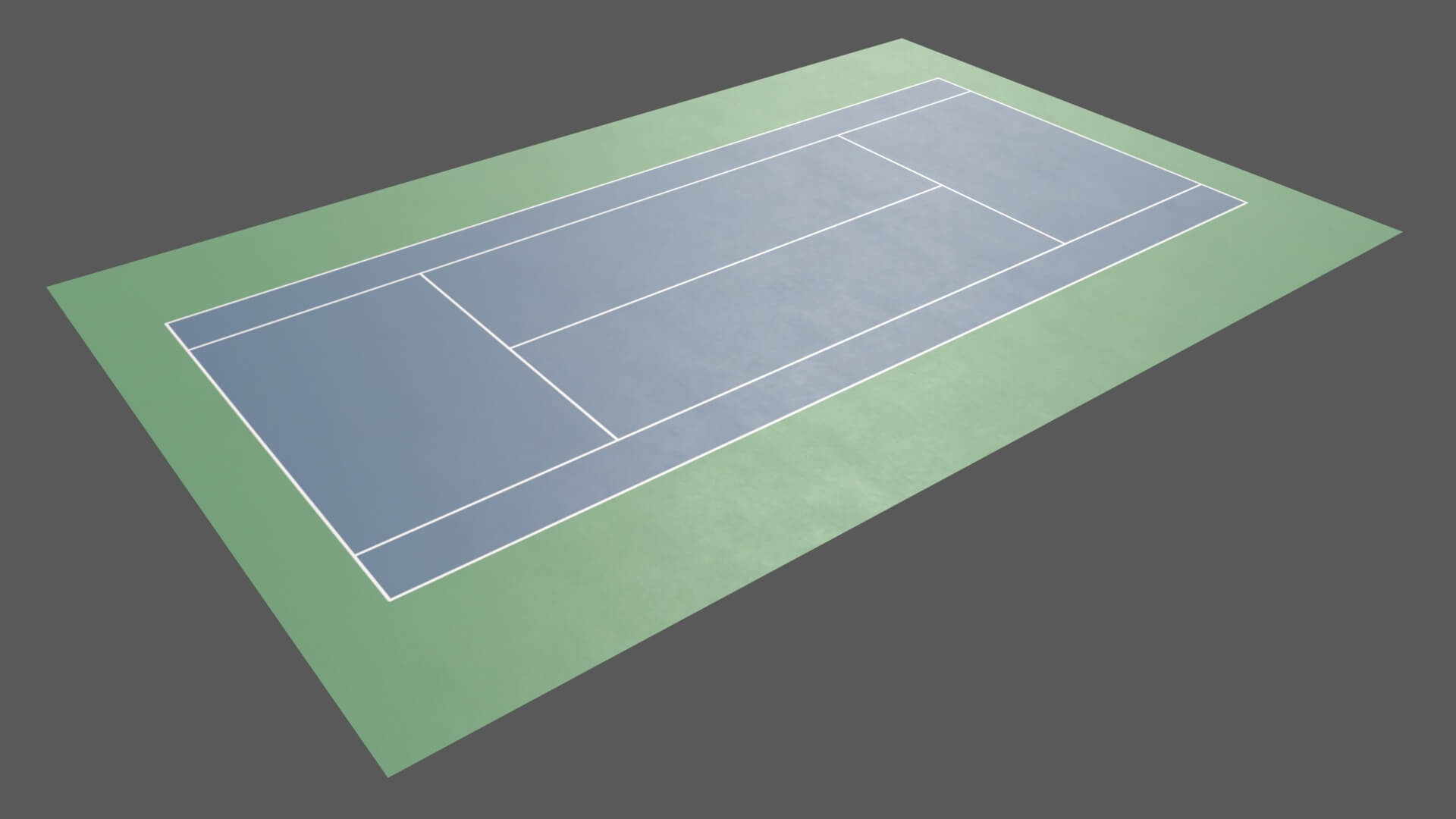 Outdoor Multi Modular Sports Game Court - 3D Model by PBR Cool