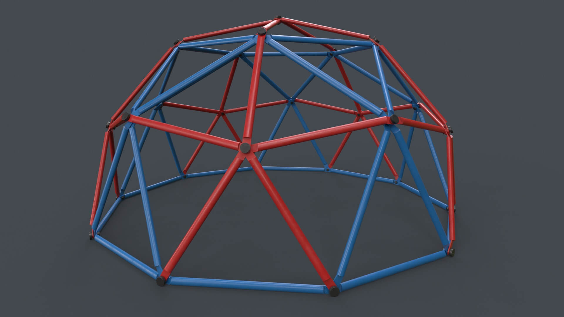 Outdoor Playground Geodesic Climbing Dome - 3D Model by PBR Cool