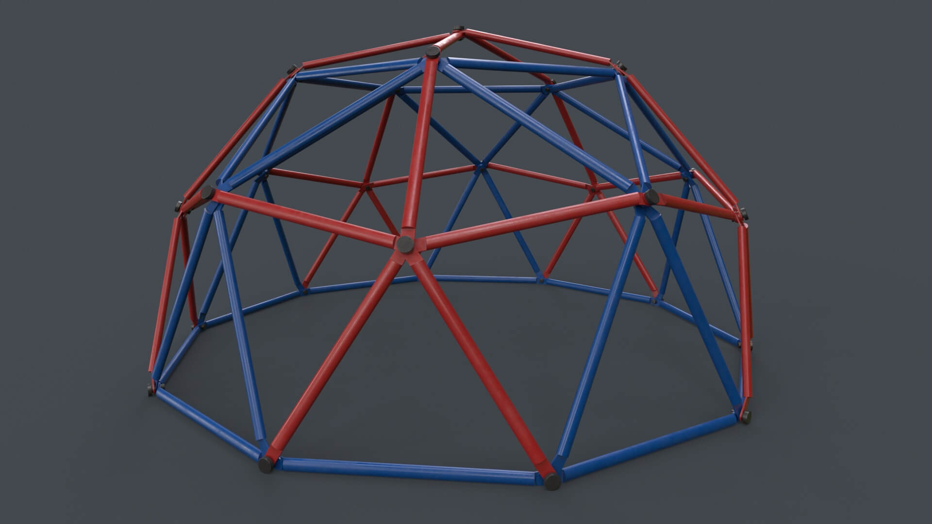 Outdoor Playground Geodesic Climbing Dome - 3D Model by PBR Cool