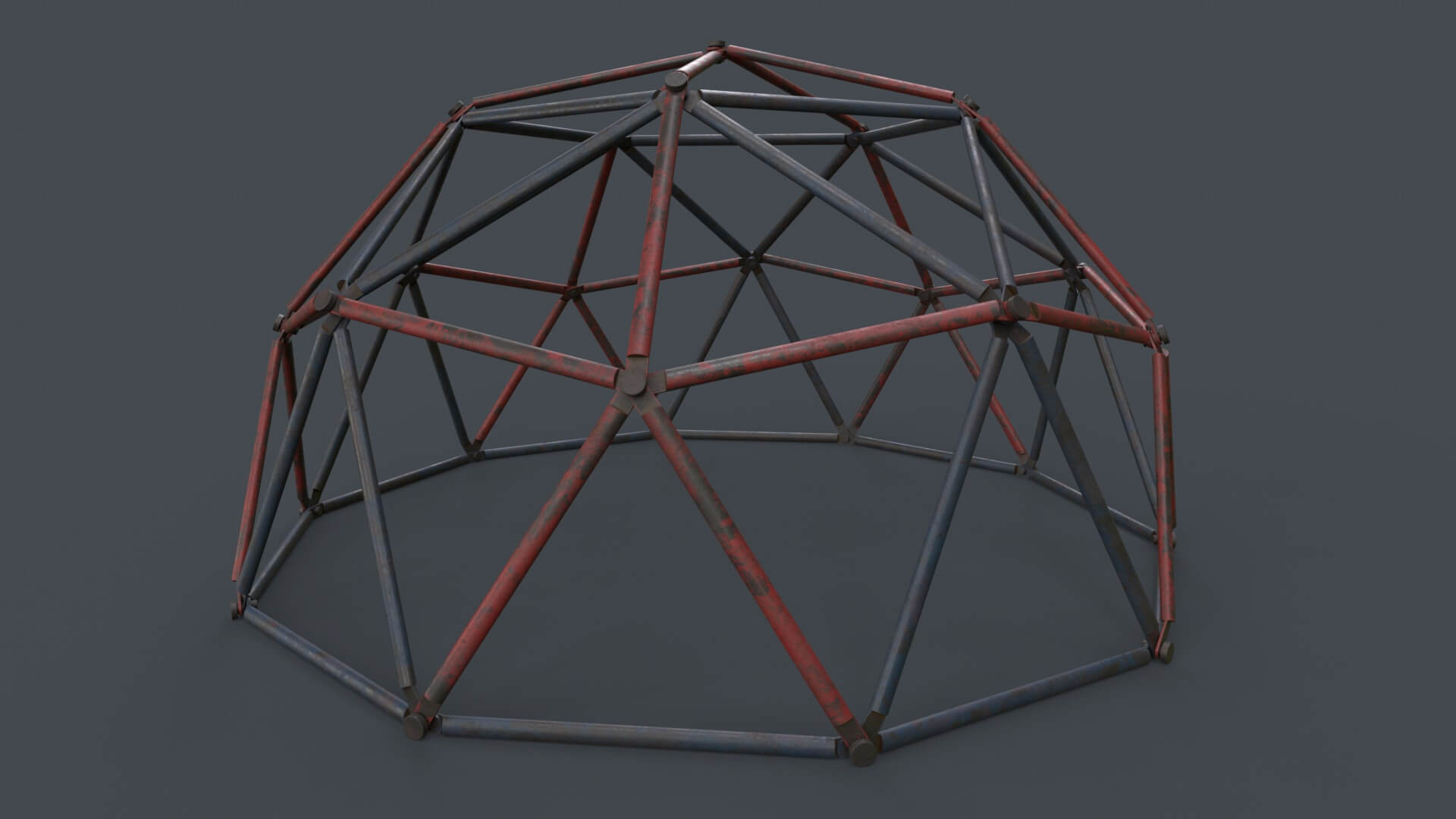 Outdoor Playground Geodesic Climbing Dome - 3D Model by PBR Cool