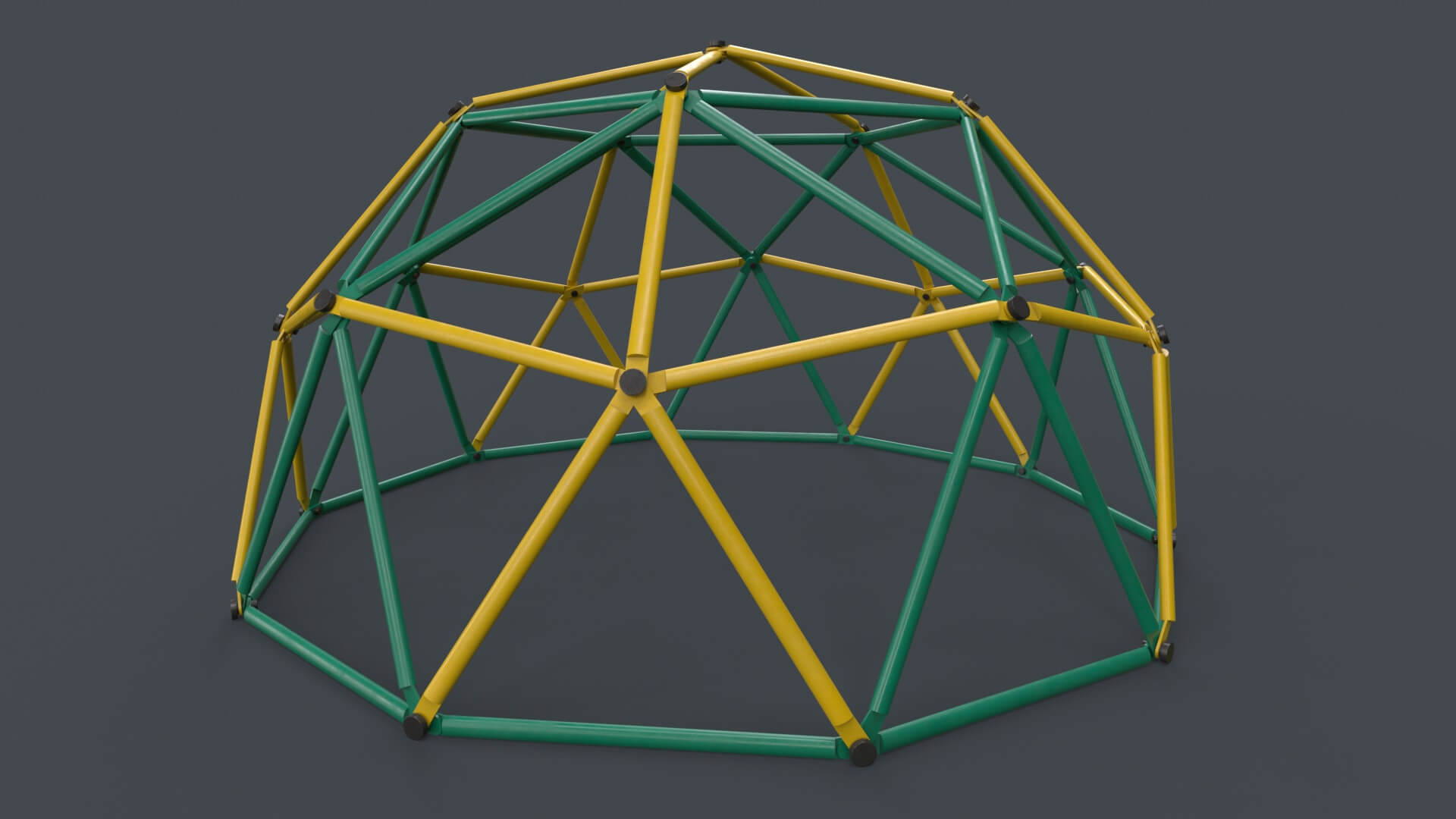 Outdoor Playground Geodesic Climbing Dome - 3D Model by PBR Cool