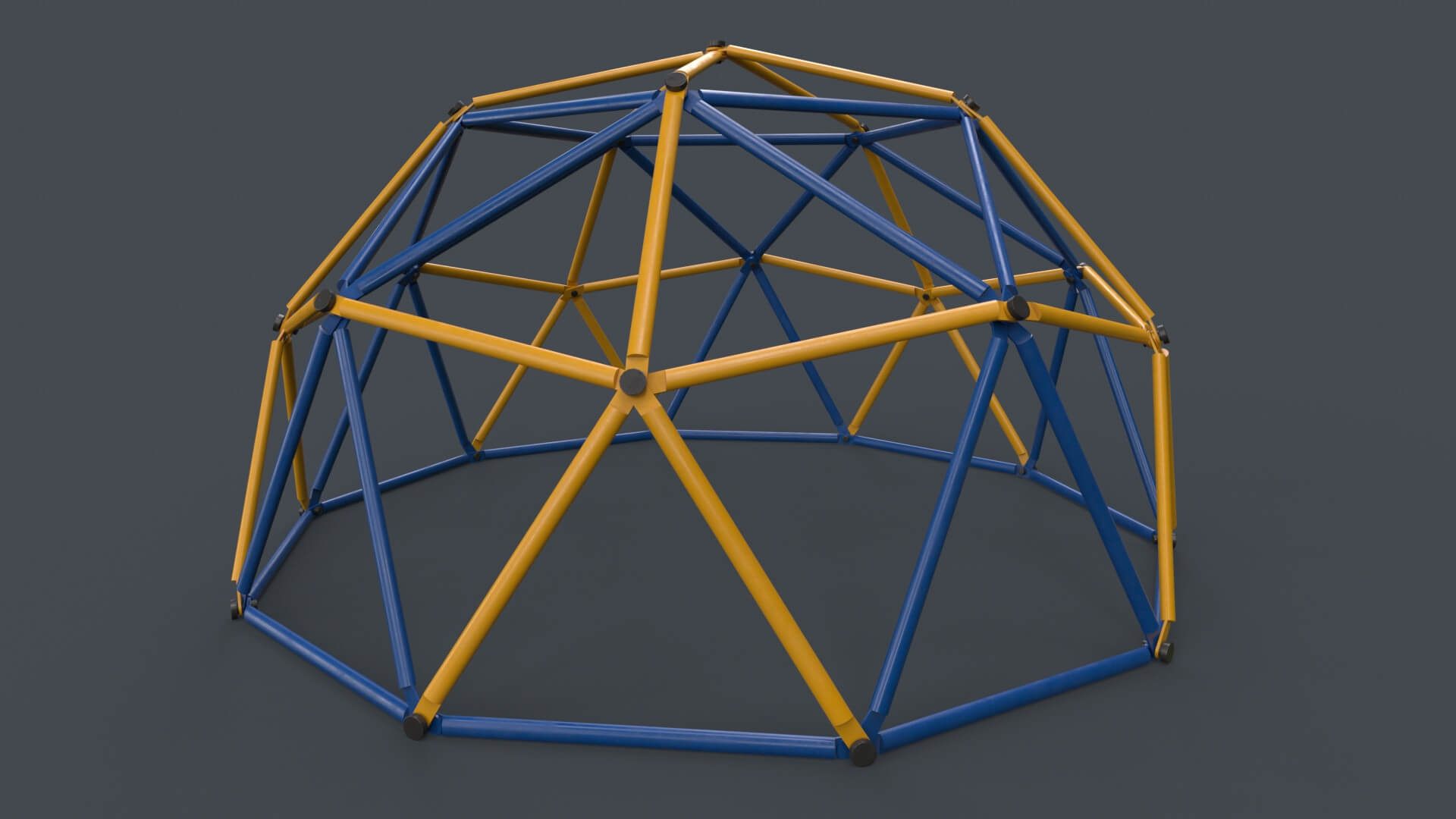 Outdoor Playground Geodesic Climbing Dome - 3D Model by PBR Cool