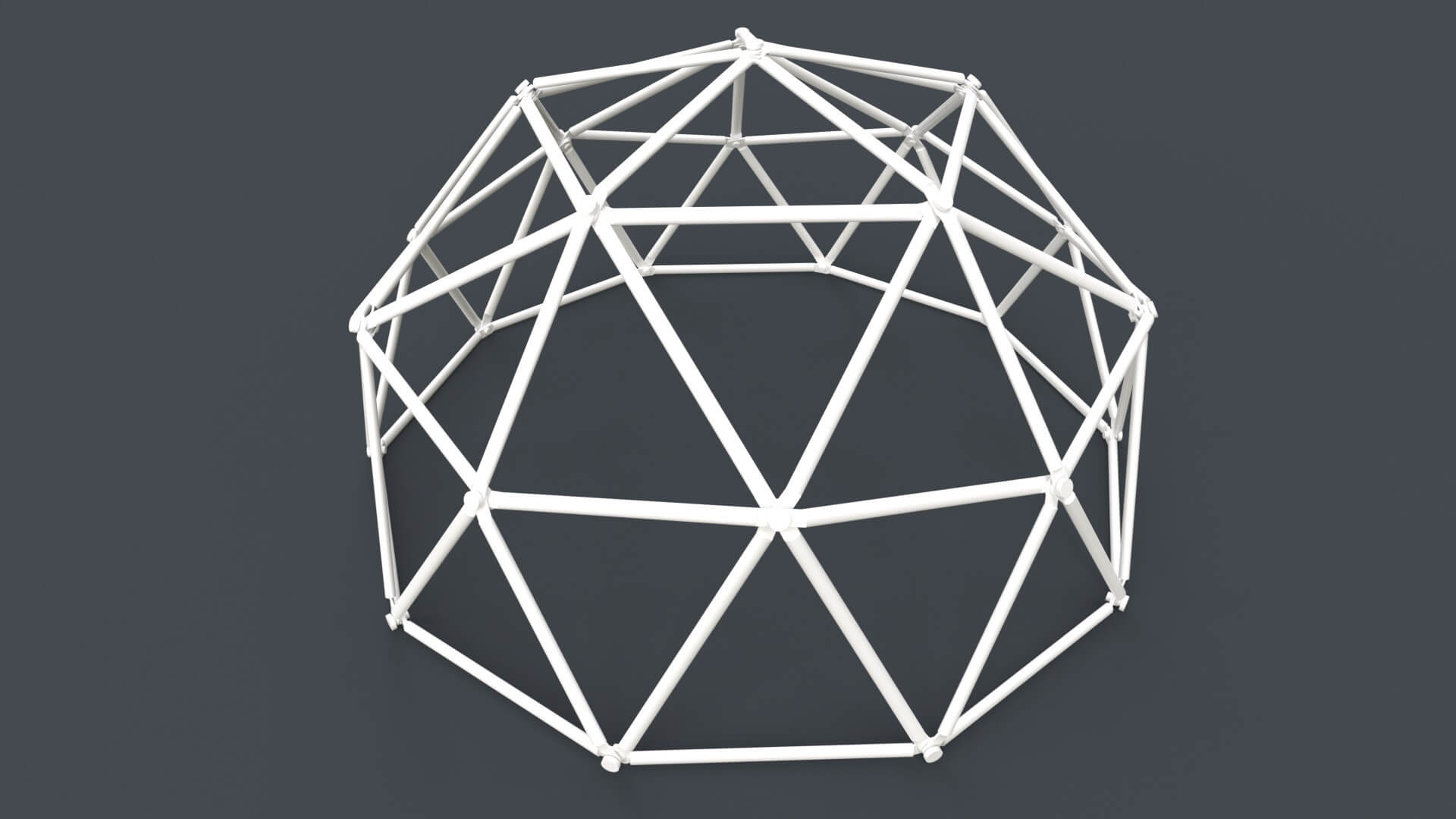 Outdoor Playground Geodesic Climbing Dome - 3D Model by PBR Cool