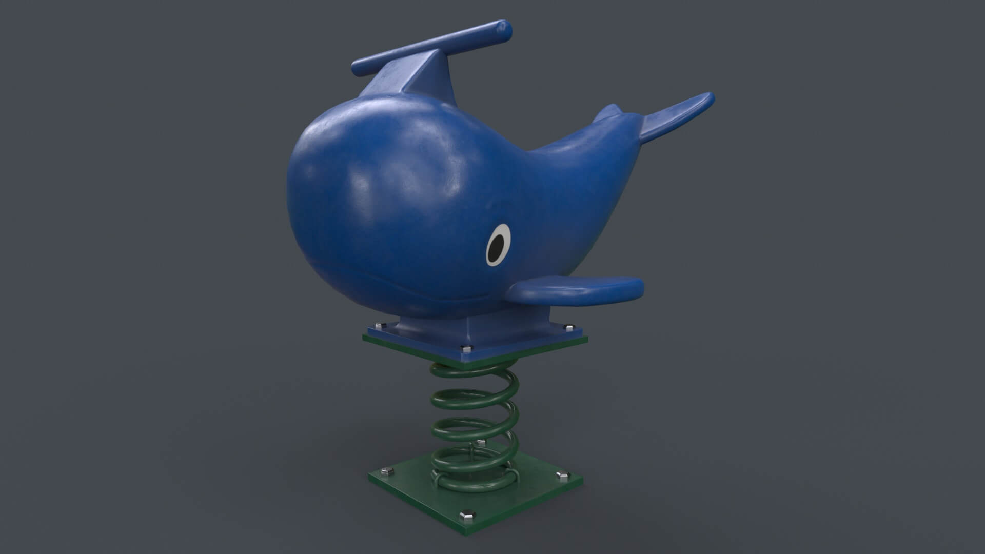 Outdoor Spring Swing Playground Toy B - 3D Model by PBR Cool