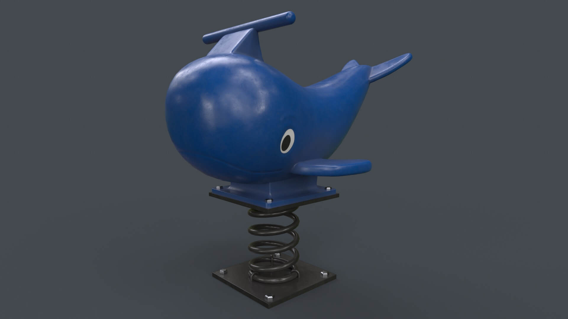 Outdoor Spring Swing Playground Toy B - 3D Model by PBR Cool